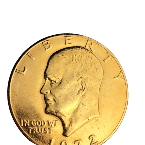 Other | President Eisenhower 1972 Silver Dollar Gold Plated | Poshmark